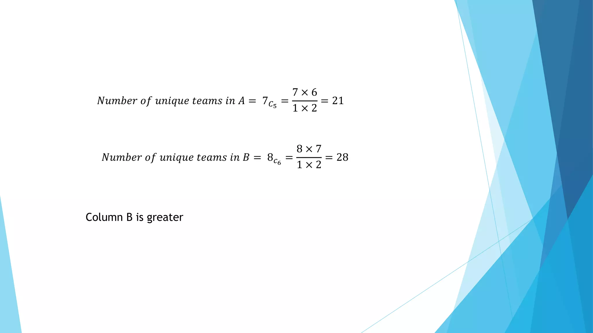 GRE QUANTITATIVE: PERMUTATIONS, COMBINATIONS AND PROBABILITY | PPTX