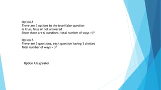 GRE QUANTITATIVE: PERMUTATIONS, COMBINATIONS AND PROBABILITY | PPTX