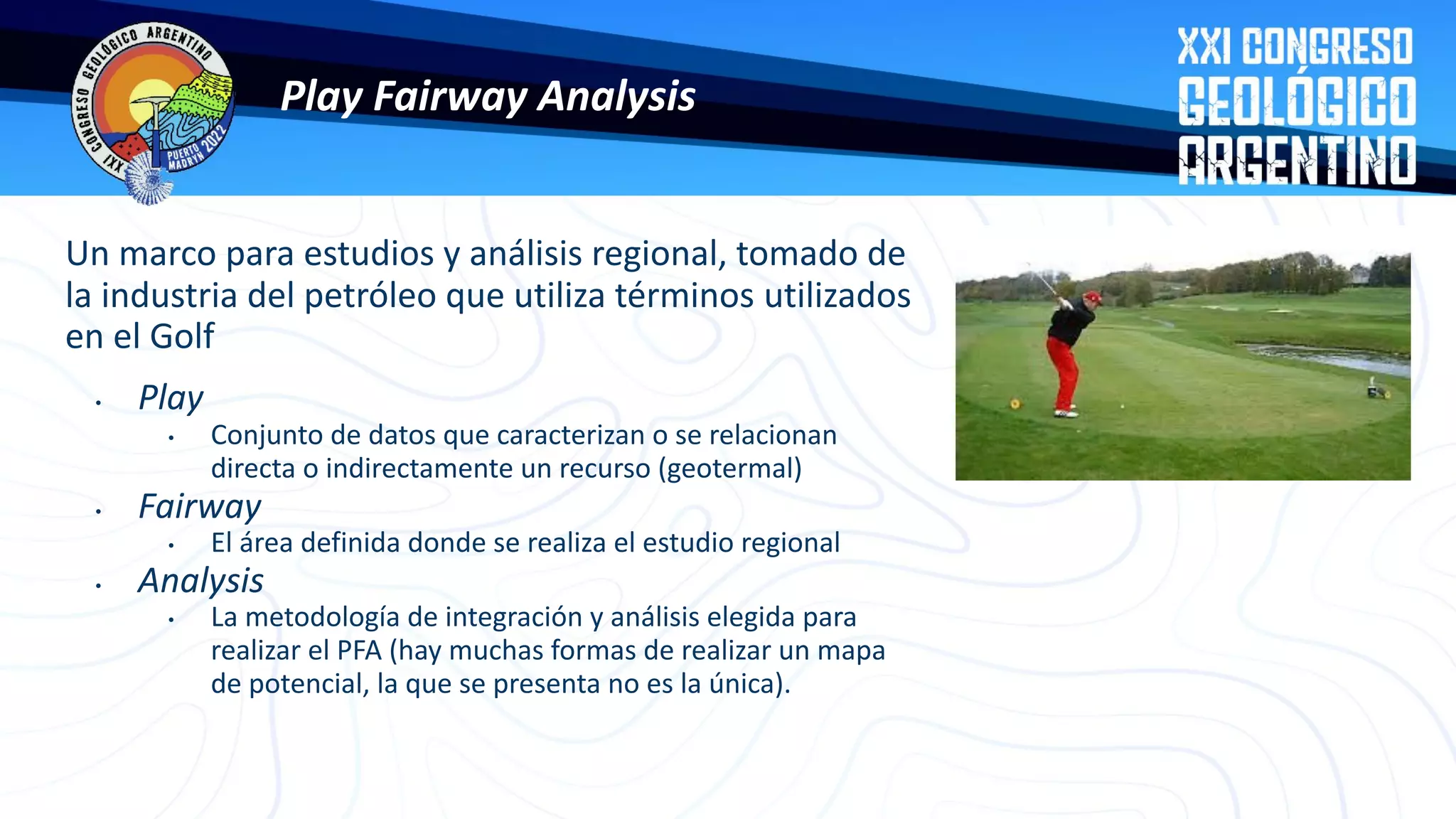 APLICACIÓN DEL MÉTODO PLAY FAIRWAY PARA LA DETERMINACIÓN DE ZONAS DE ...