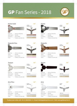 GP fan catalogue | PDF
