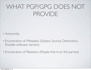 Gpg basics | PDF | Internet | Computing
