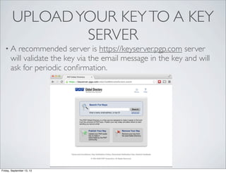 Gpg basics | PDF | Internet | Computing
