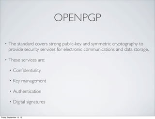 Gpg basics | PDF | Internet | Computing