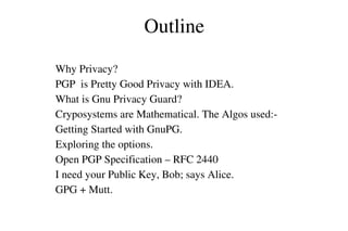 Gnu Privacy Guard - Intro | PDF