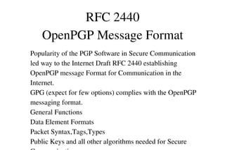 Gnu Privacy Guard - Intro | PDF
