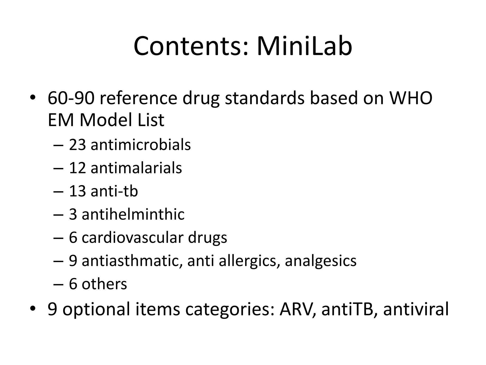 The GPHF mini lab | PPTX