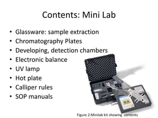 The GPHF mini lab | PPTX