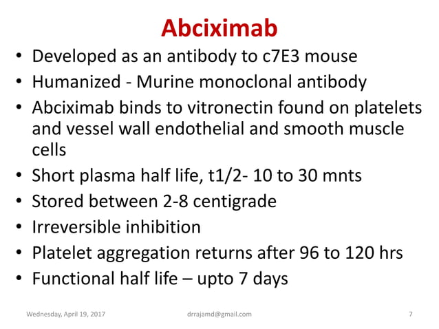 Glycoprotein IIb/ IIIa inhibitors | PPTX | Blood Disorders | Diseases ...
