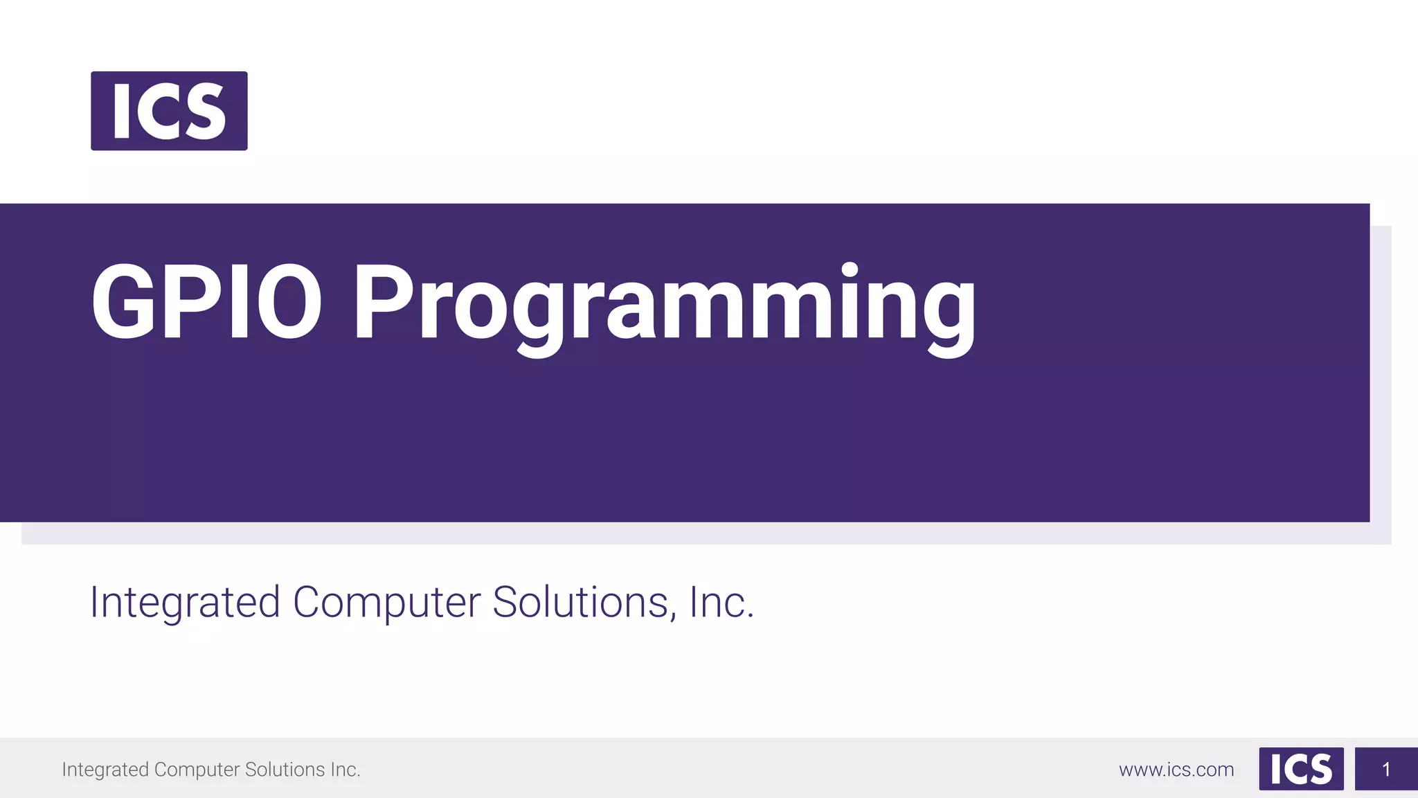 Ins and Outs of GPIO Programming | PDF