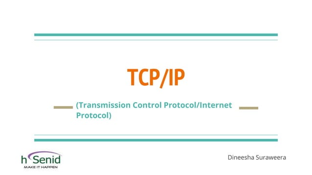TCP/IP Introduction | PPT