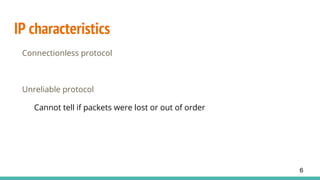 TCP/IP Introduction | PPTX | Computer Networking | Computing