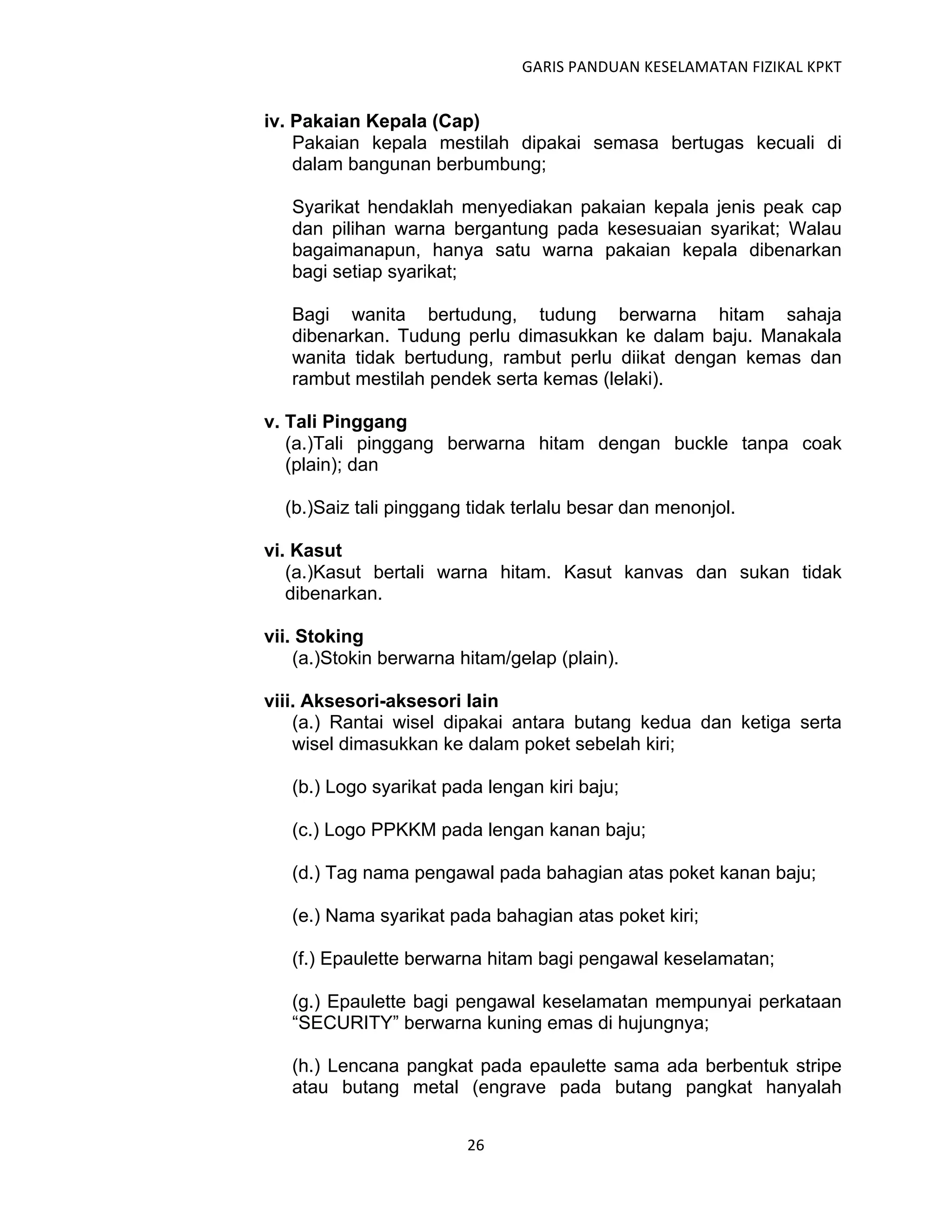 Gp keselamatan fizikal kpkt | PDF