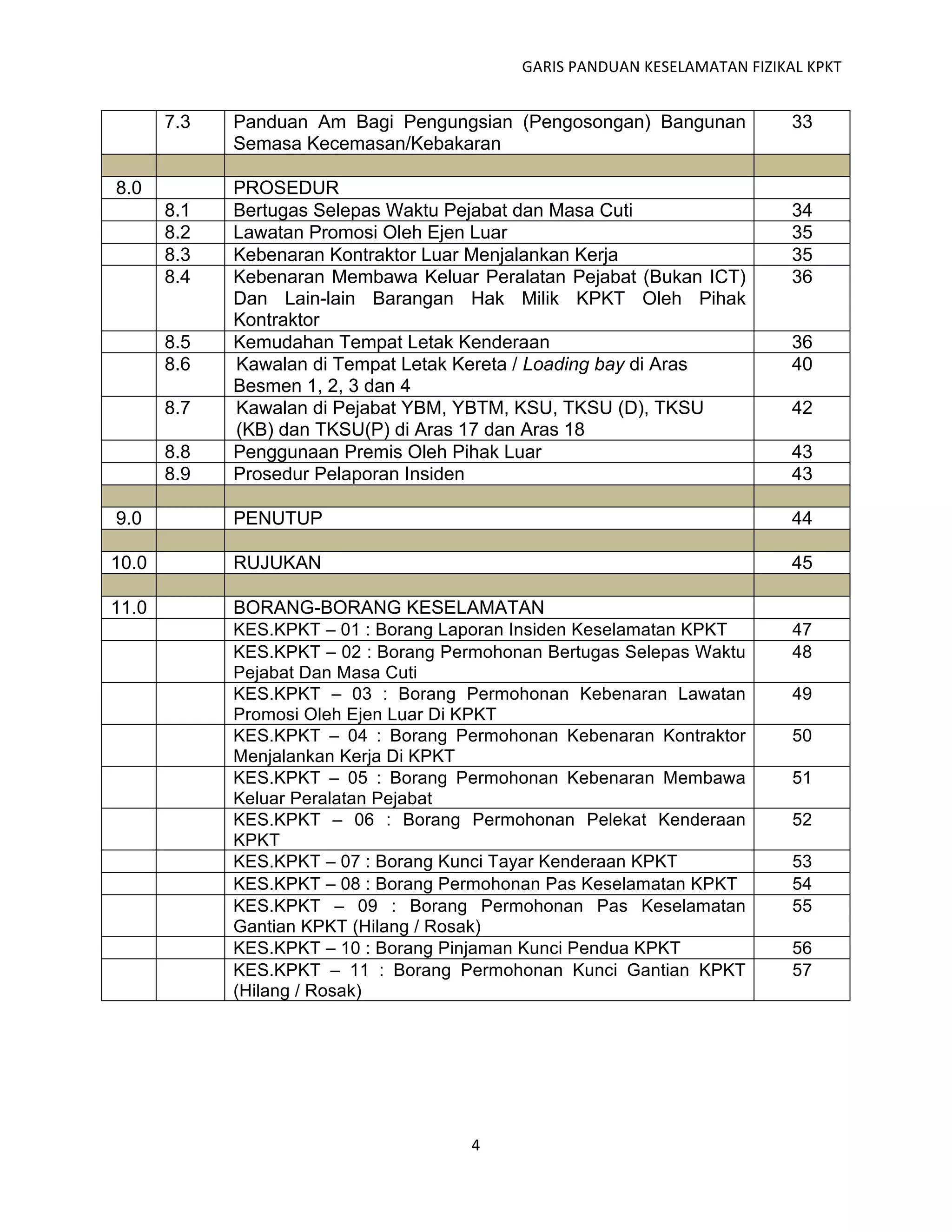 Gp keselamatan fizikal kpkt | PDF