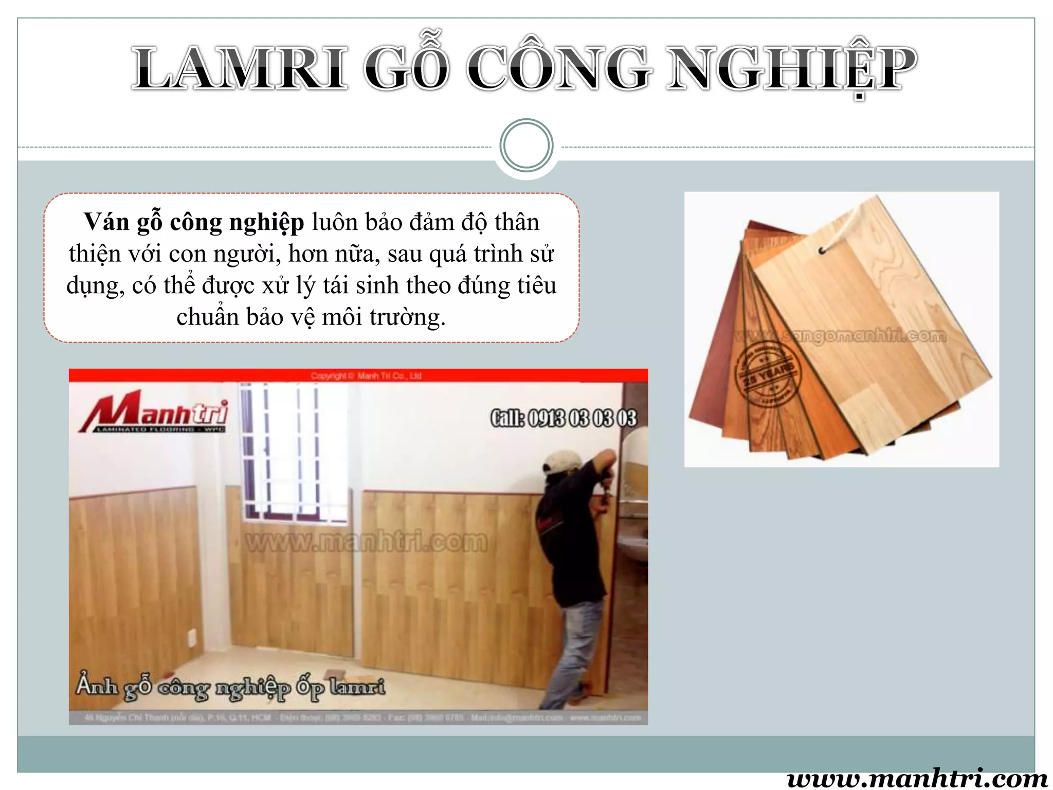 Gỗ ốp lamri | PPTX