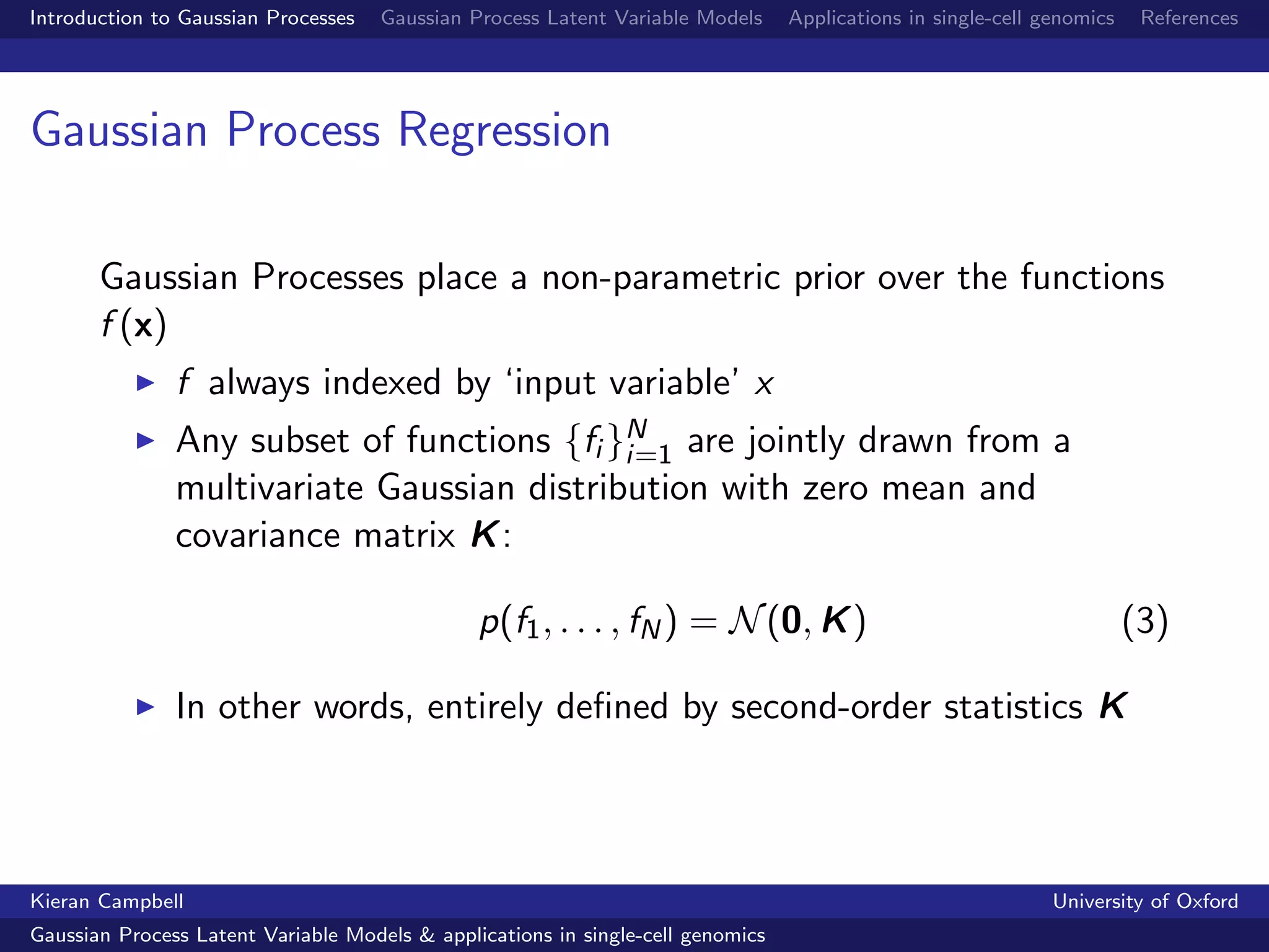 Gaussian Process Latent Variable Models And Applications In Single Cell Genomics Ppt