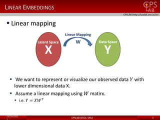 Gaussian Process Latent Variable Model | PPTX