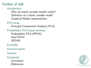 The Gaussian Process Latent Variable Model (GPLVM) | PDF