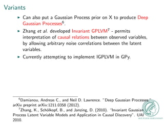 The Gaussian Process Latent Variable Model (GPLVM) | PDF
