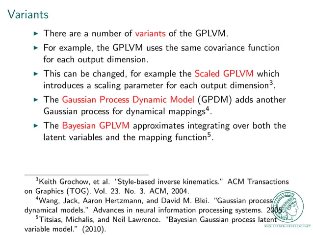 The Gaussian Process Latent Variable Model Gplvm Ppt