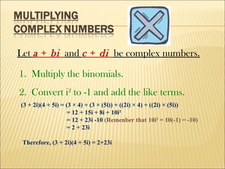 complex numbers | PPT