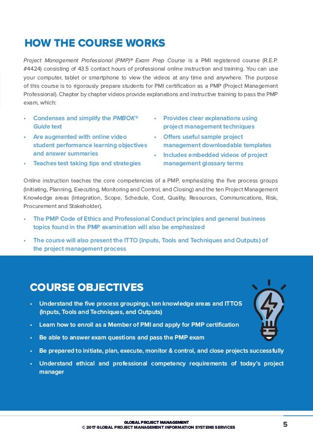 Project Management Professional (PMP)® Exam Prep Course