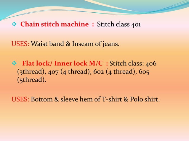 Flatlock stitches and its Mechanisms | PPTX | Needlework | Arts and Crafts