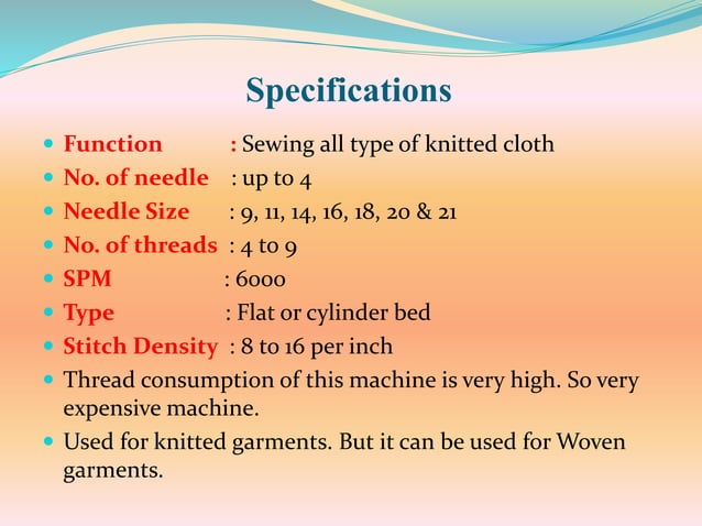 Flatlock stitches and its Mechanisms | PPTX | Needlework | Arts and Crafts