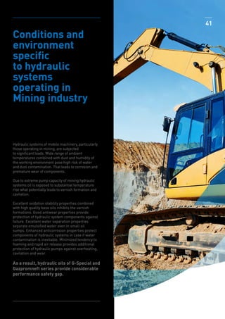 Gazprom Neft Mining Lubricants | PDF