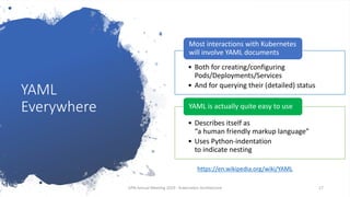 An overview of the Kubernetes architecture | PDF