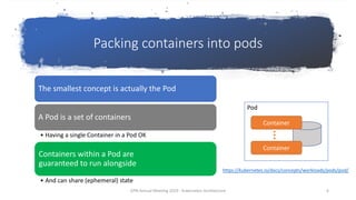 An overview of the Kubernetes architecture | PDF