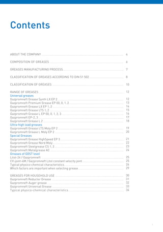 Gazprom Neft Greases | PDF
