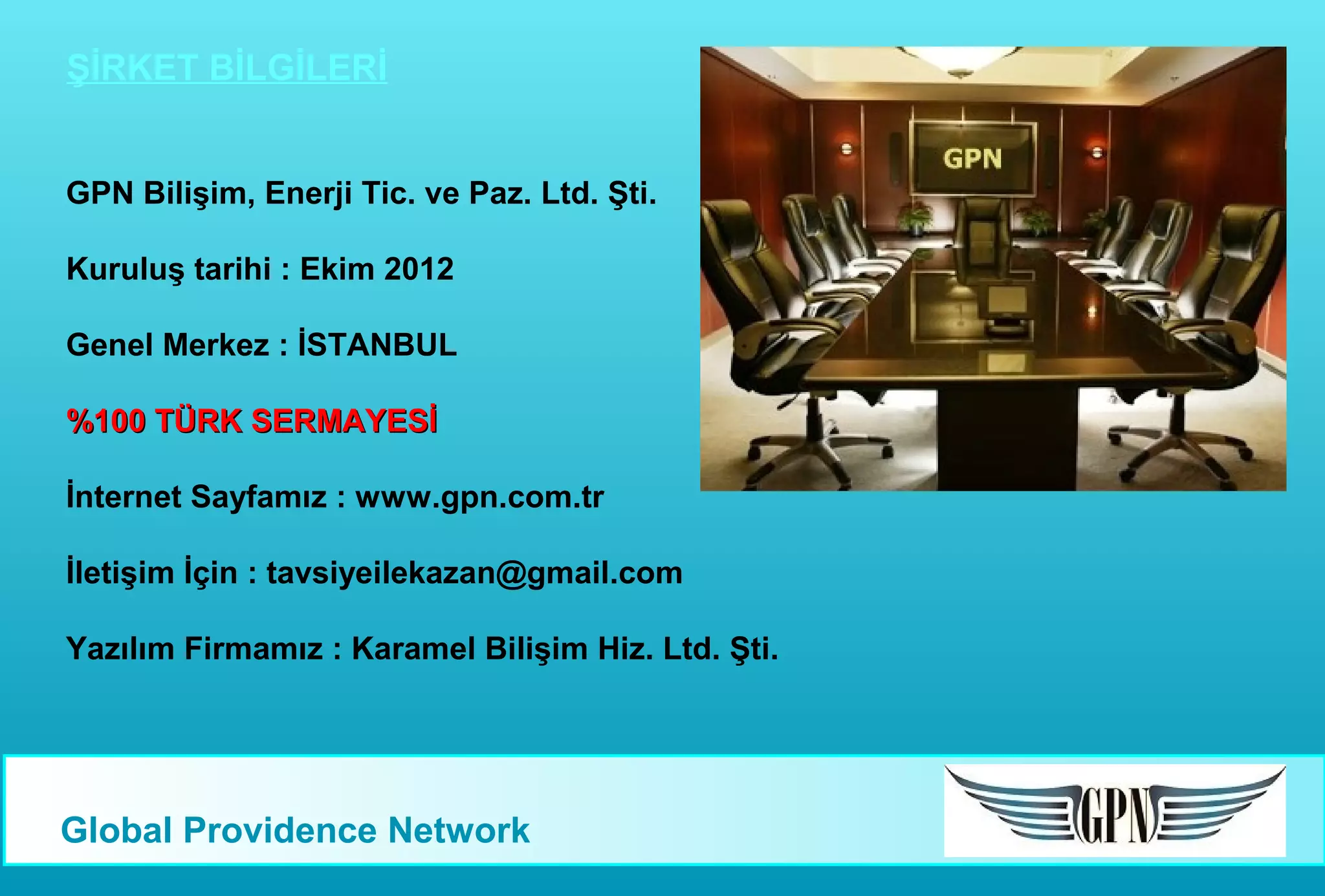 GPN NETWORK NEDİR? | PPT