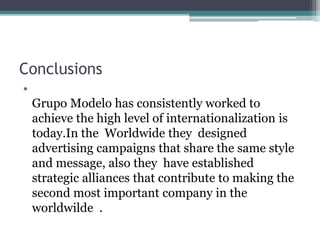 Internacionalización Grupo modelo | PPTX
