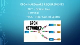 GPON Network Requirement & Implementation | PPT