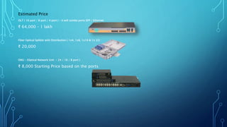 GPON Network Requirement & Implementation | PPT