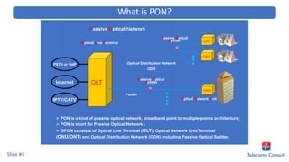 Gpon architecture and evolution presentation | PDF