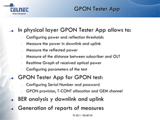 GPON-Tester (EN) | PDF