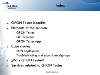 GPON-Tester (EN) | PPT