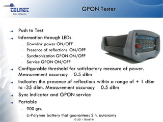 GPON-Tester (EN) | PPT