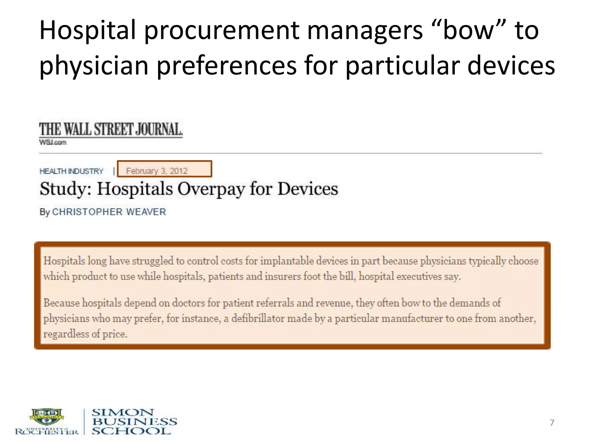 Healthcare Procurement - Custom Contracting through GPOs | PPTX