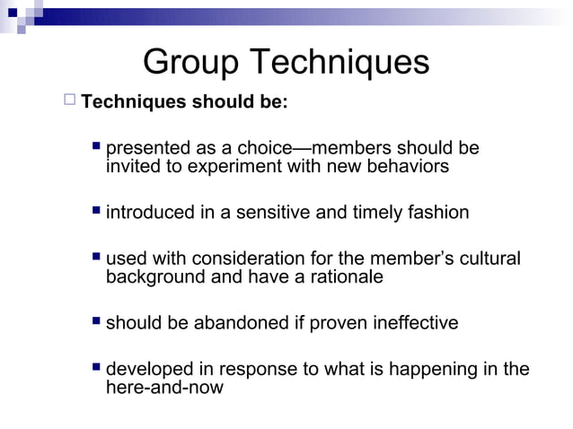 Gp&p 8ed-1rev introduction to group work | PPT | Mental Health ...
