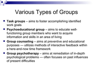 Gp&p 8ed-1rev introduction to group work | PPT