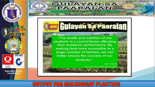 GPP ACCOMPLISHMENTREPORT.pptx | Agriculture | Industries