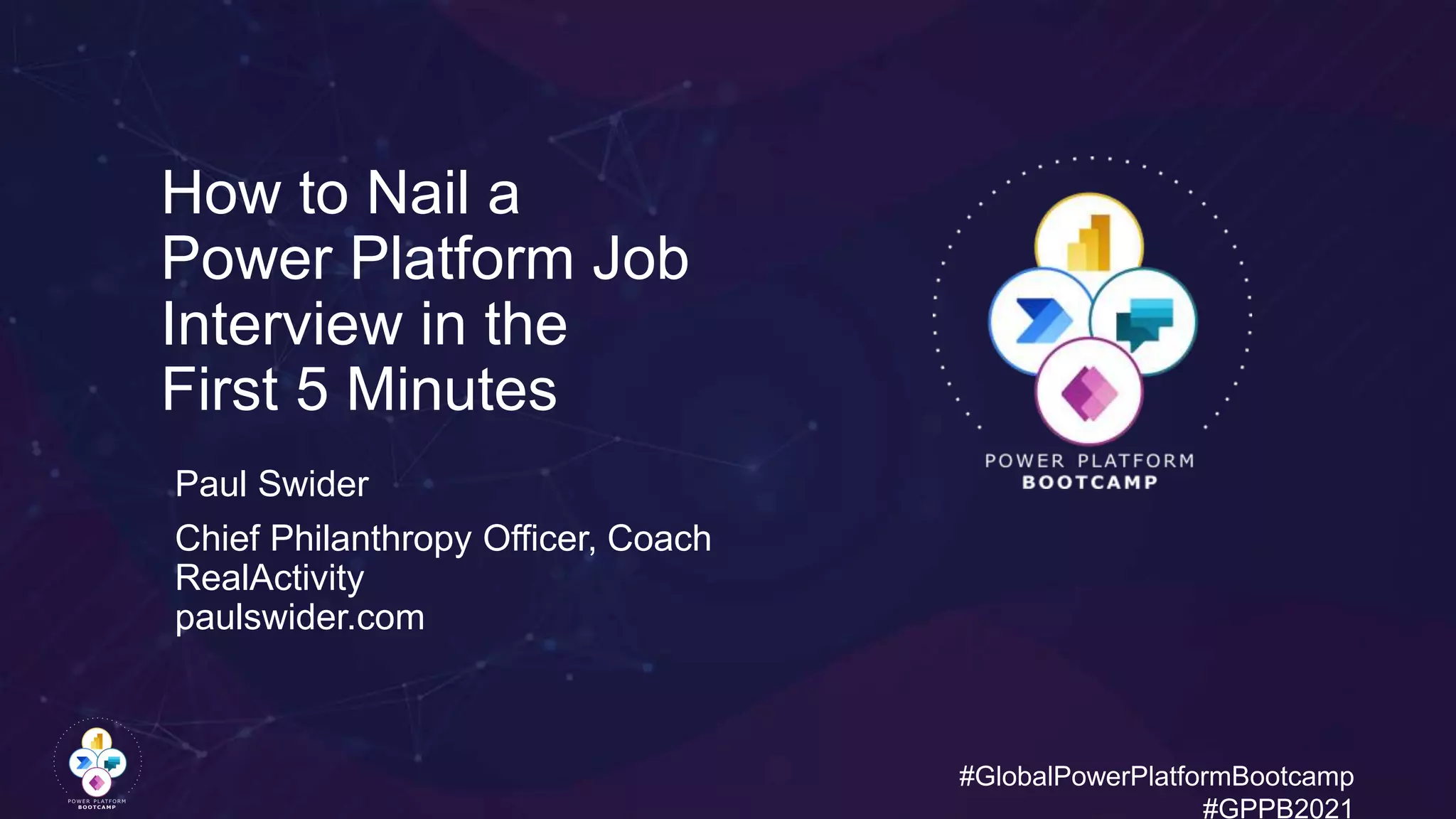 How to Nail a Power Platform Interview In the First Five Minutes | PPT