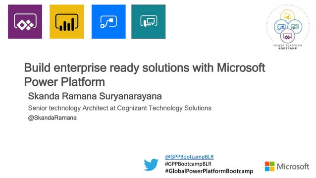 Enterprise apps using Microsoft Power Platform | PPT