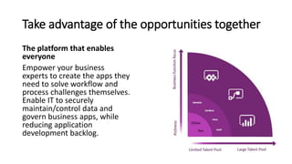 Enterprise apps using Microsoft Power Platform | PPT