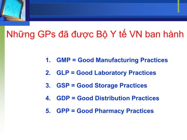 Gpp good pharmacy practice thuc hanh tot nha thuoc | PDF