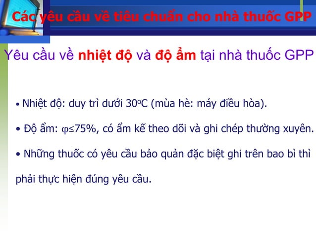 Gpp good pharmacy practice thuc hanh tot nha thuoc | PDF