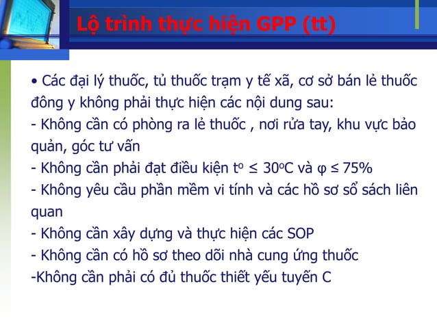 Gpp good pharmacy practice thuc hanh tot nha thuoc | PDF