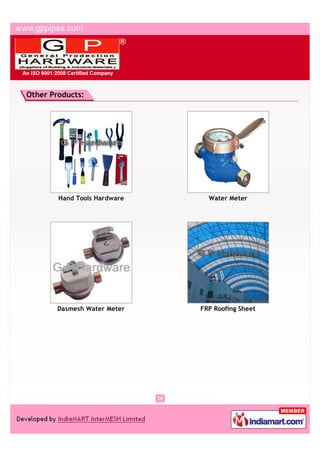 G. P. Hardware, Chennai, GI Flat | PDF